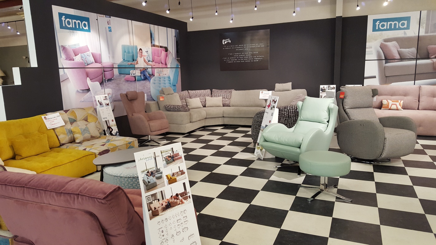 Ouverture d’un nouveau corner Fama au Luxembourg - Nouvelles | Canapés Fama