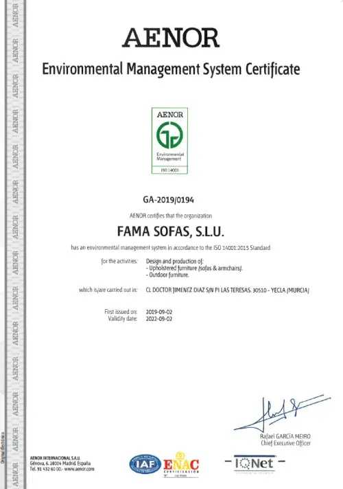 ISO 14001 Environmental Management Systems Certification - News | Fama ...