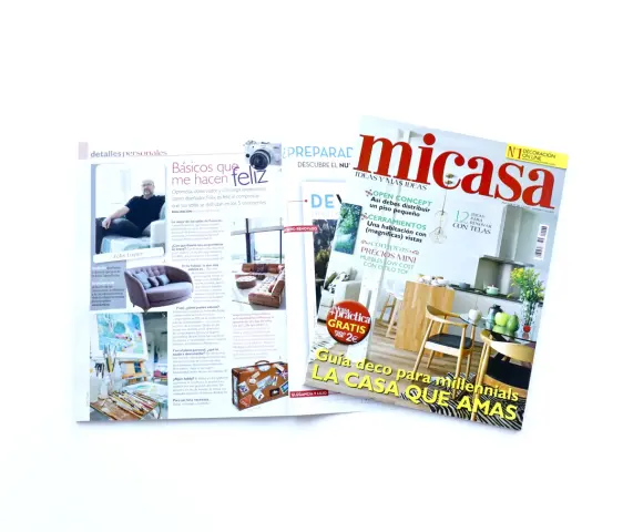 Interview with Félix López in “Mi Casa” magazine - News | Fama Sofas